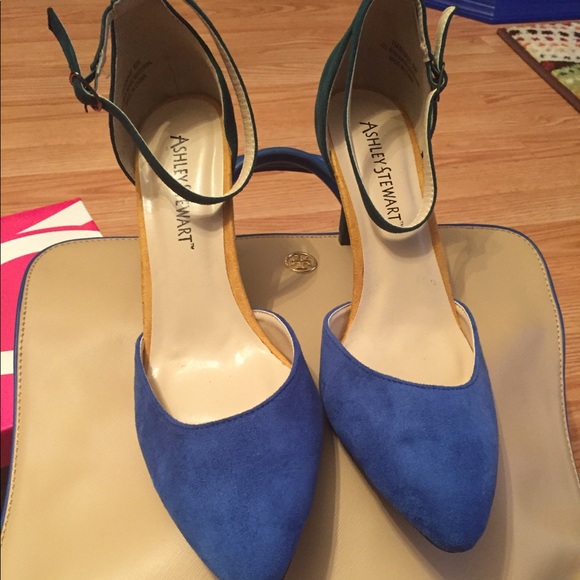 Ashley Stewart | Shoes | Color Block High Heel Shoe | Poshmark